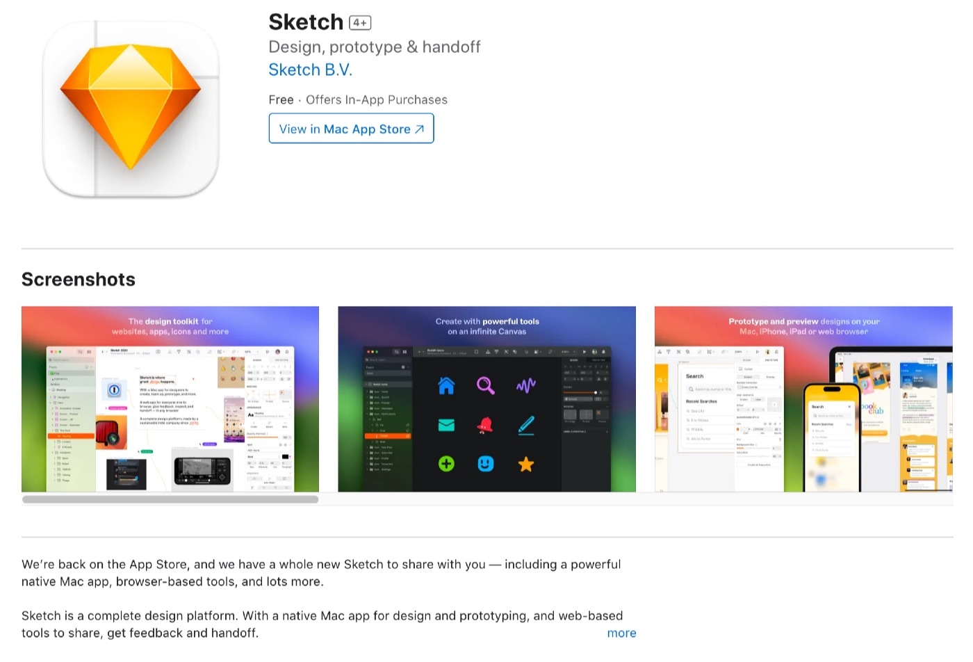 Mac向けデザインツール「Sketch」がApp Storeに復活 | Nesabi(ネサビ)